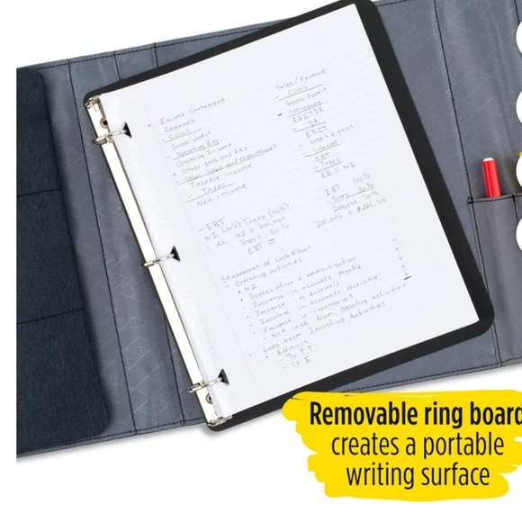 Five Star | Office | Five Star Deluxe Zipper Binder Gray | Poshmark